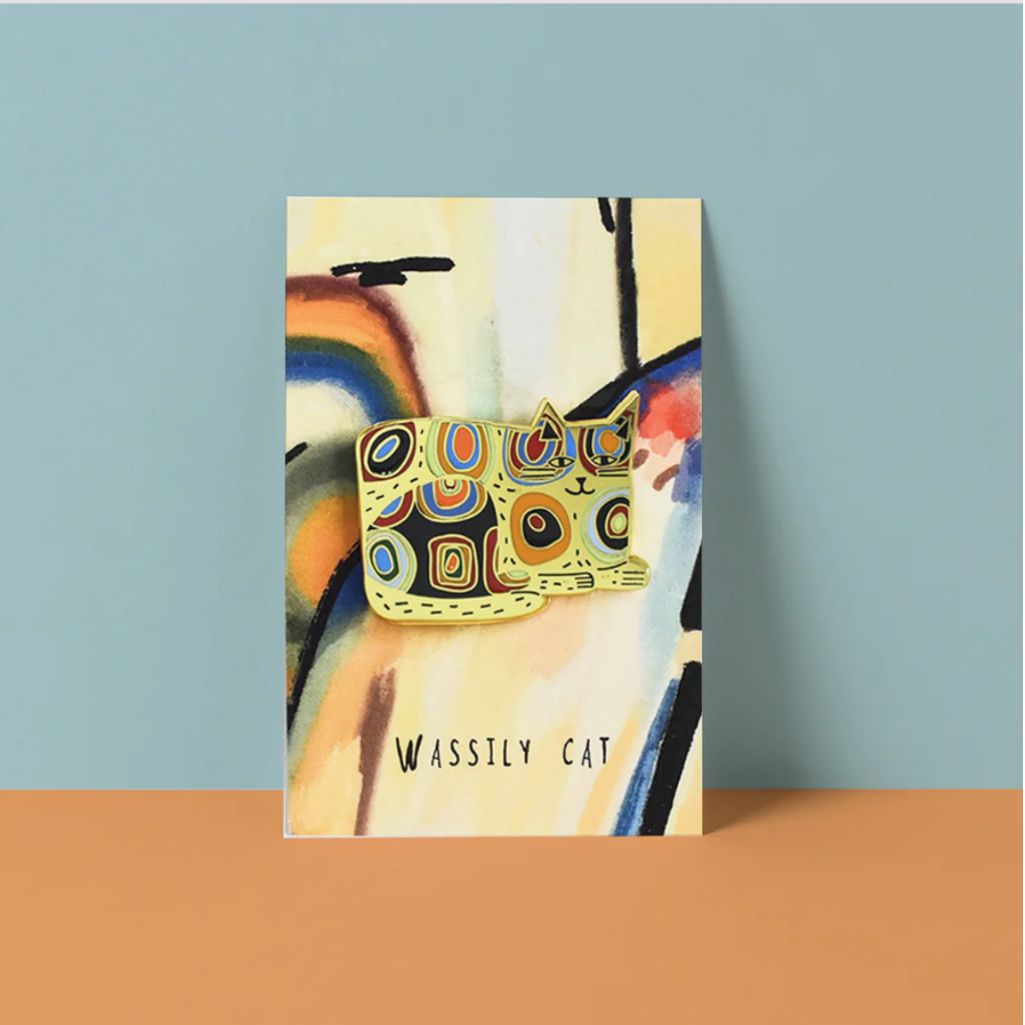 Wassily Cat Artist Pin – Cambridge Cat Sitting Company